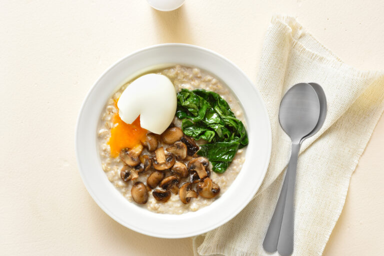 Savory Oatmeal with Stir Fry Vegetables and Egg – Kidney Community Kitchen